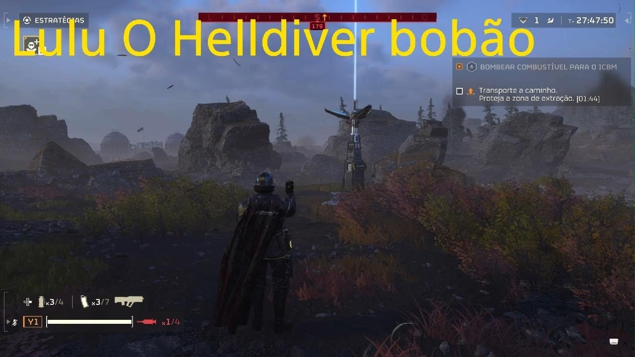 HELLDIVERS 2 Lulu O Helldiver bobão - YouTube
