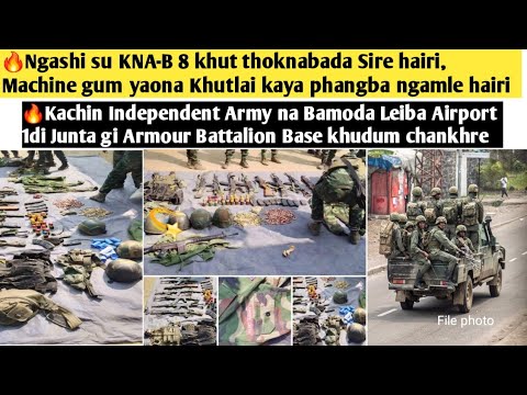🔥Ngashi su KNA-B 8 khut thoknabada Sire hairi, Machine gum yaona ...