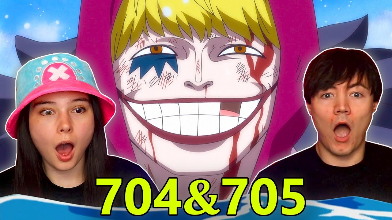 CORAZON'S FAREWELL SMILE! 👒 One Piece Ep 704 & 705 REACTION & REVIEW ...