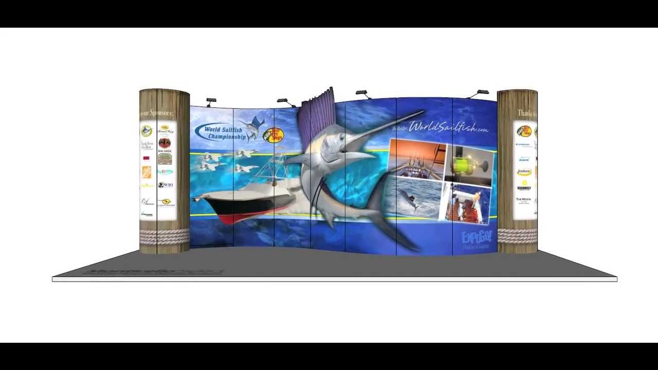 20' Monticello Select Pop-up Display by EXPOGO - YouTube