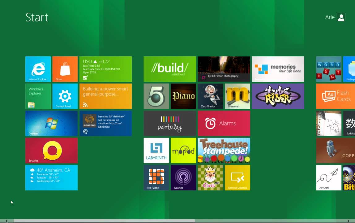Windows 8 Switching to Classic Desktop - YouTube