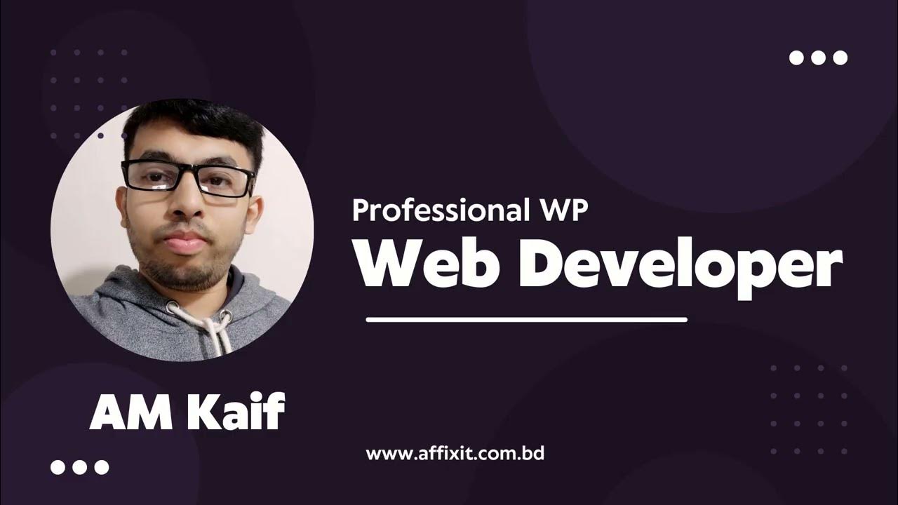 𝐀𝐝𝐯𝐚𝐧𝐜𝐞𝐝 Web Design & Development - YouTube
