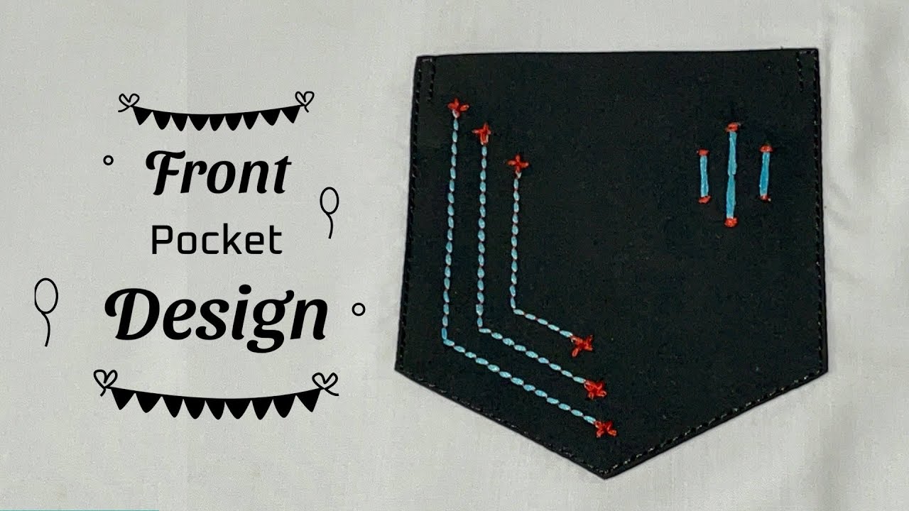 Front pocket design | Muhammad Shoaib - YouTube