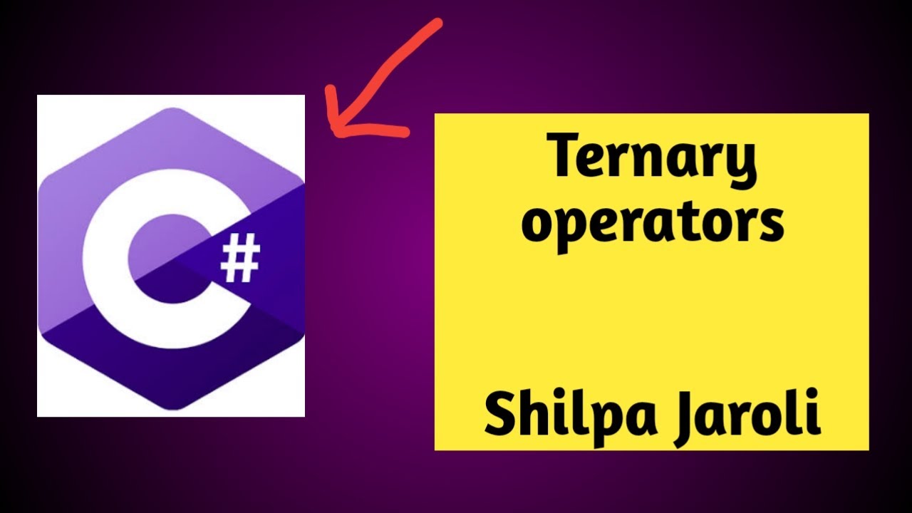 Ternary operators in C# Programming - YouTube