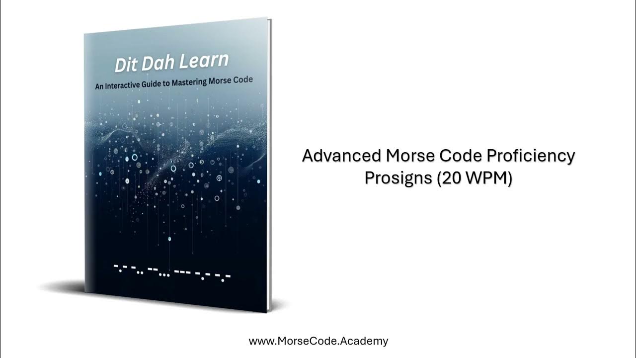 Advanced Morse Code Proficiency (Prosigns) - YouTube