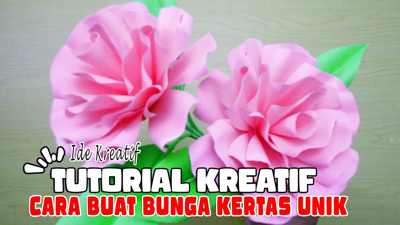 BUNGA DARI KERTAS ORIGAMI | CARA MEMBUAT BUNGA DARI KERTAS ORIGAMI ...
