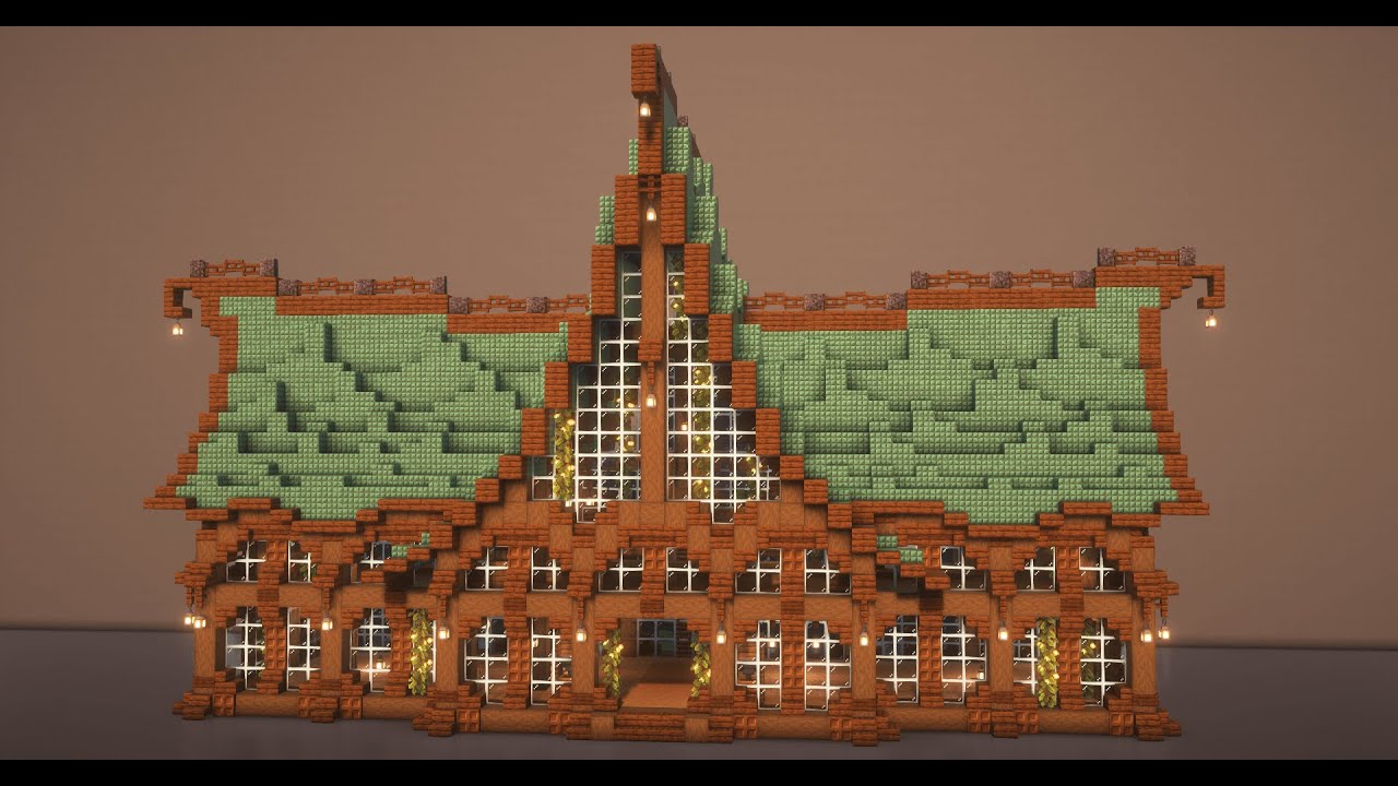 Minecraft: Medieval Greenhouse - YouTube