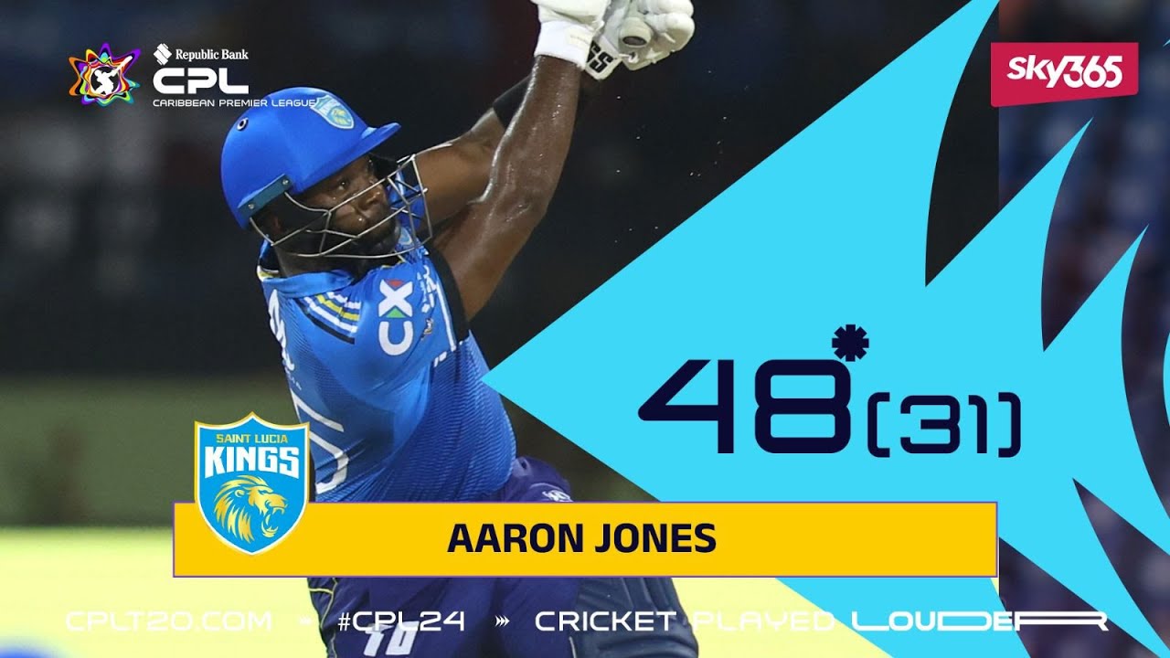 Aaron Jones' TOURNAMENT-WINNING Innings! | CPL 2024 - YouTube
