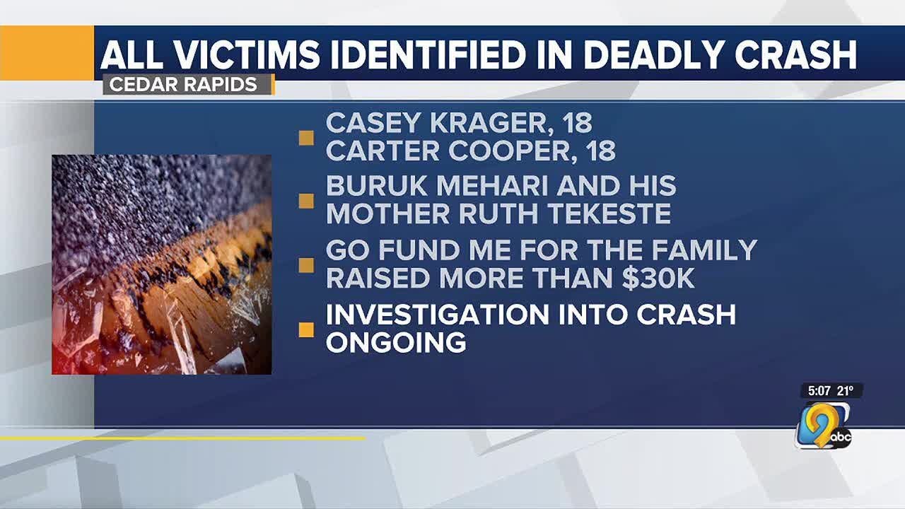 2 Quad Cities 18-year-olds among the people killed in Cedar Rapids crash - YouTube