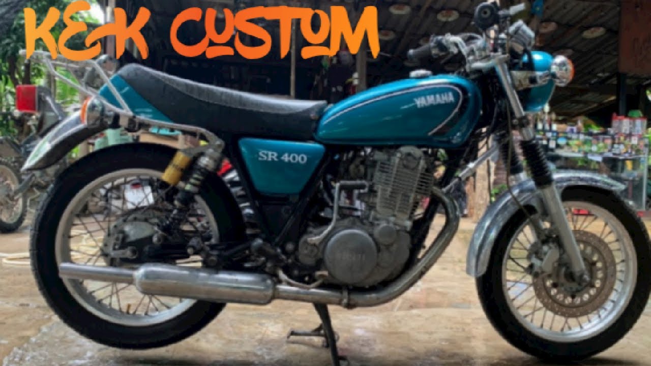 yamaha sr 400 จัดสภาพสีเขียวอะไร? k&k custom Ep.106 - YouTube