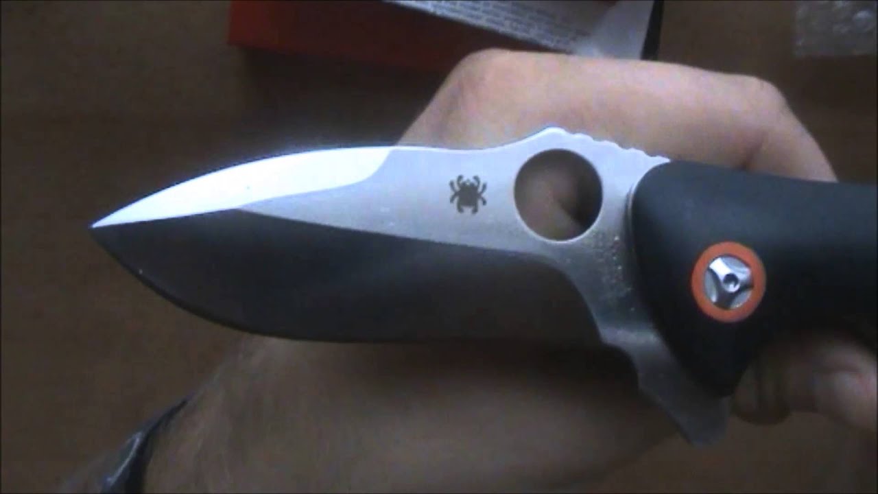 Spyderco Rubicon G10+440C ball bearing Flipper C187 clone - YouTube