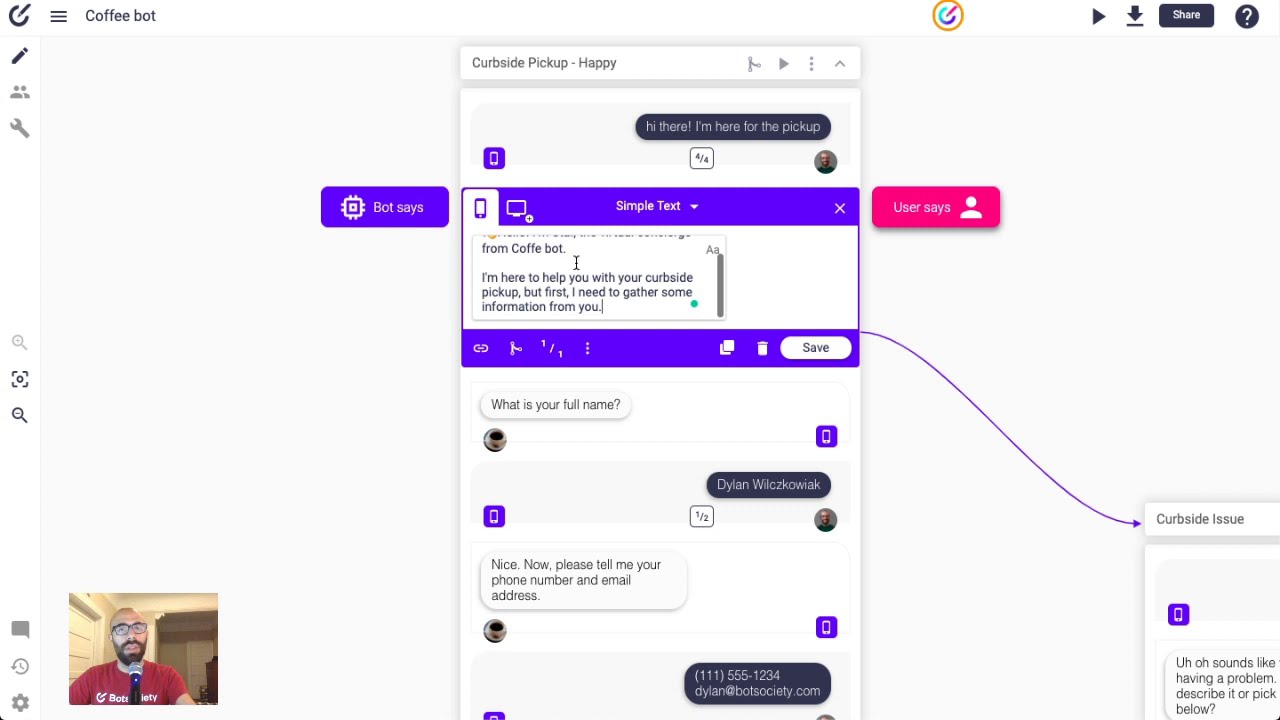 How to create an interactive prototype of a chatbot (Botsociety ...