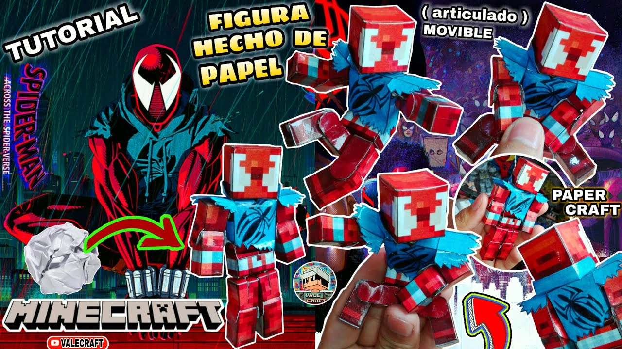 Como hacer a Scarlet Spider SPIDER-MAN ACROSS THE SPIDER-VERSE figura ...