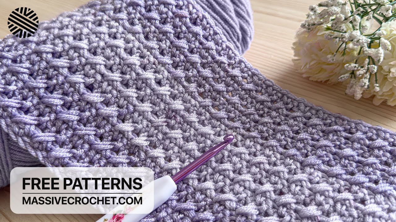 SUPER EASY & FAST Crochet Pattern for Beginners! ⚡️ 💜 Lovely Crochet ...