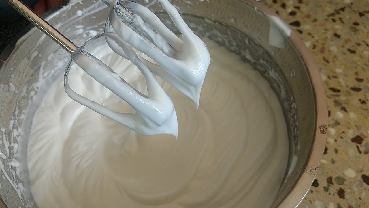 Homemade wipping cream in easy way | cake cream preparation - YouTube