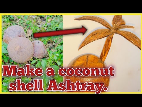 Don't throw away the coconut shell first and turn it into a cigarette ...