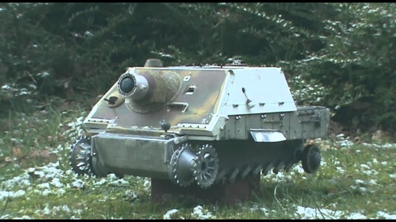 1/16 RC Sturmtiger Funktionstest. - YouTube