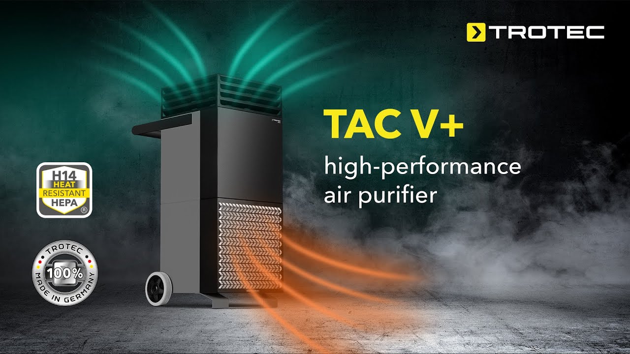 High performance air cleaner TAC V+. Effective protection against ...