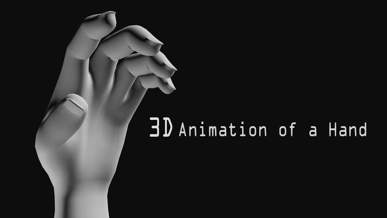 Accurate 3D Animation of a Hand - YouTube