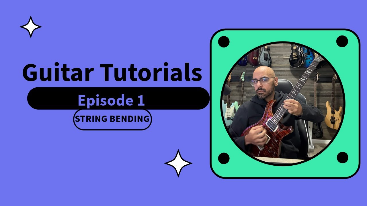 Lead Guitar Bending Tutorial - YouTube