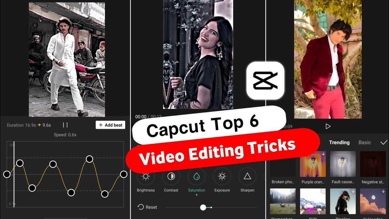 Capcut Top 6 Video Editing Tricks || Capcut Video Editing Tutorial ...