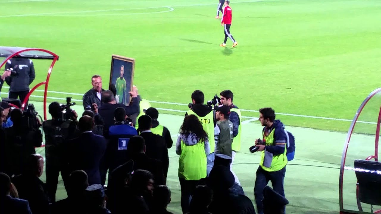 Roman Berezovsky honored (Armenia 0-0 Belarus) 25.03.2016 - YouTube