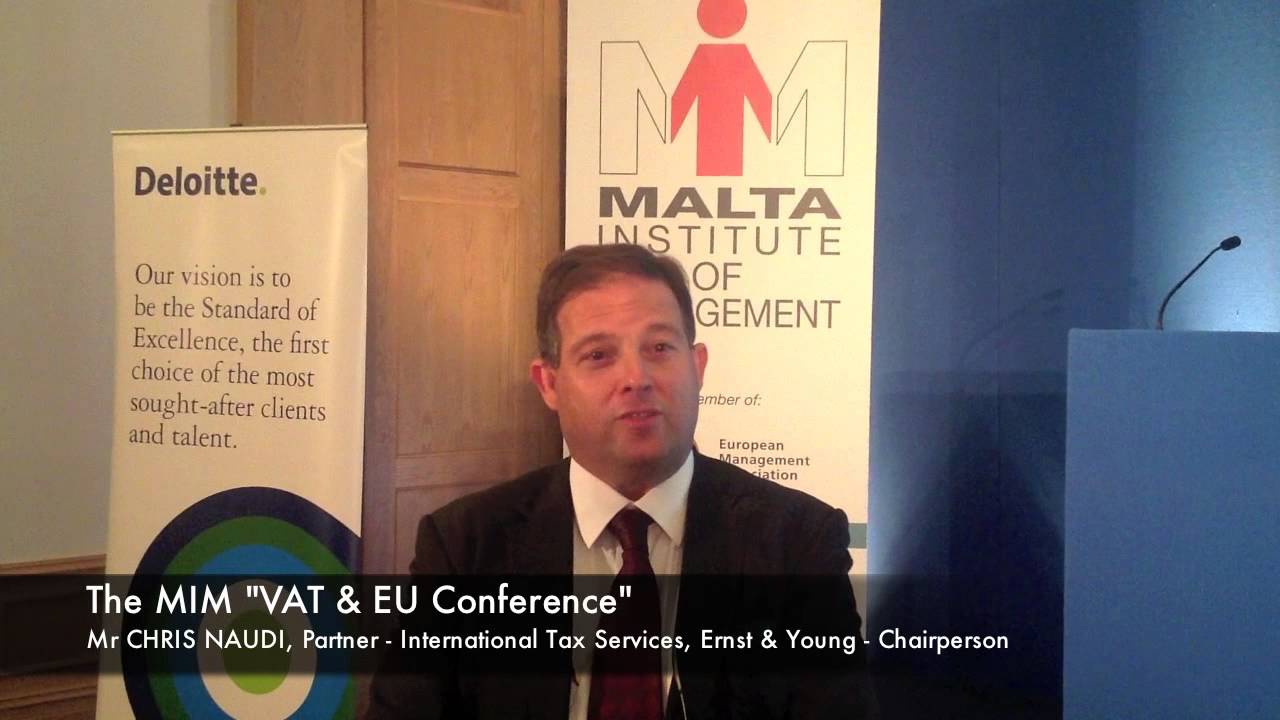 The MIM "Vat & EU Conference" - a comment by Mr Chris Naudi - YouTube