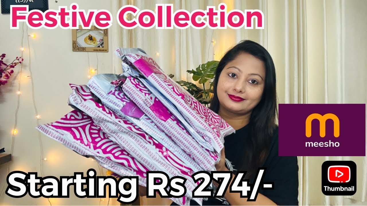 Meesho Light Festive Kurti/Kurta Set Haul Starting Rs 274/-💙Chikankari ...