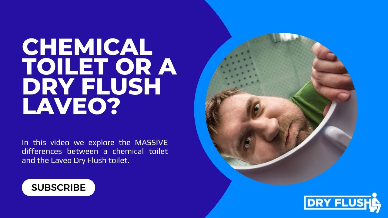 Laveo Dry Flush Toilet V Chemical Toilets V Bucket and Bag Camping Toilets - YouTube