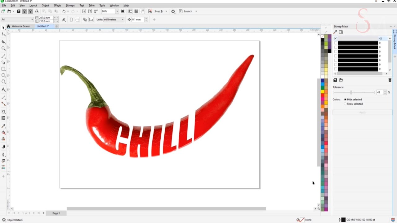 MASKING IN CORELDRAW 2024 II CORELDRAW TUTORIALS II GRAPHICS II AFTER ...