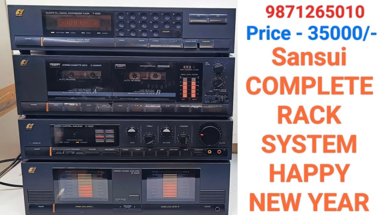 Sansui COMPLETE RACK SYSTEM Price - 35000/- Contact No - 9871265010 ...
