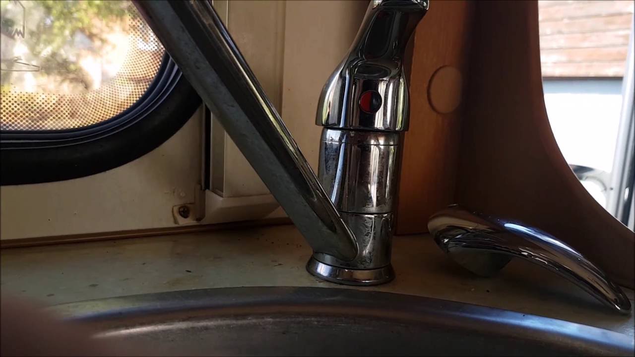 MOTORHOME CARAVAN MONO LEVER MIXER TAP REPLACEMENT HANDLE - YouTube