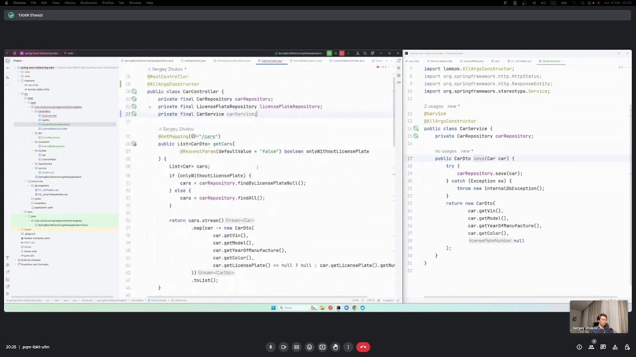 Mock собеседование Java Developer Live Refactoring Youtube