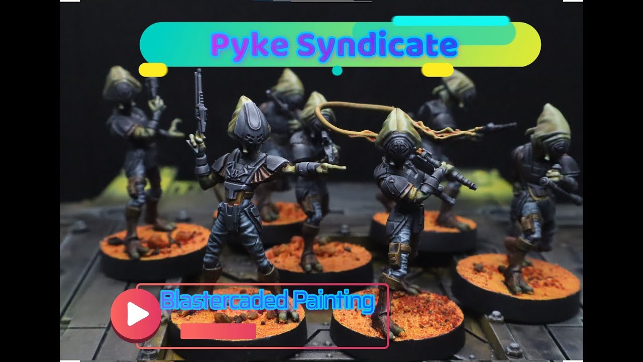 Painting the Pyke Syndicate from Star Wars Legion - YouTube