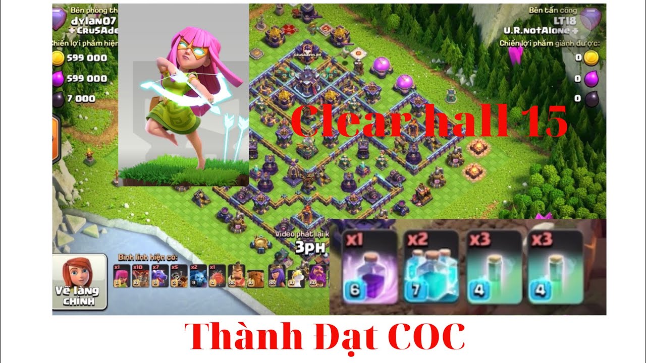 Hướng dẫn + Review những trận đánh 3 sao với combo Siêu Cung Thủ ...