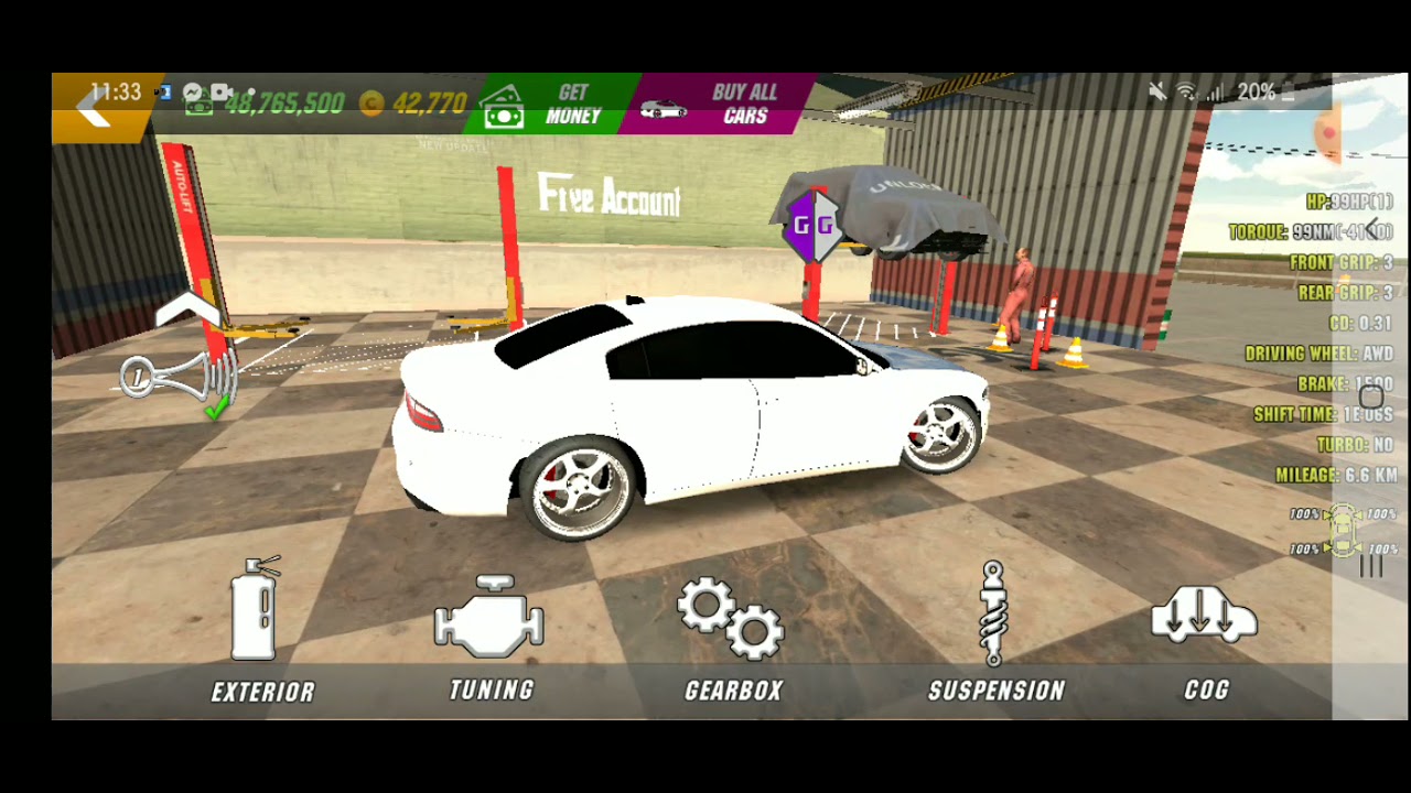 Tutorial Of How To 99.9hp Car Using GG.In Cpm - YouTube