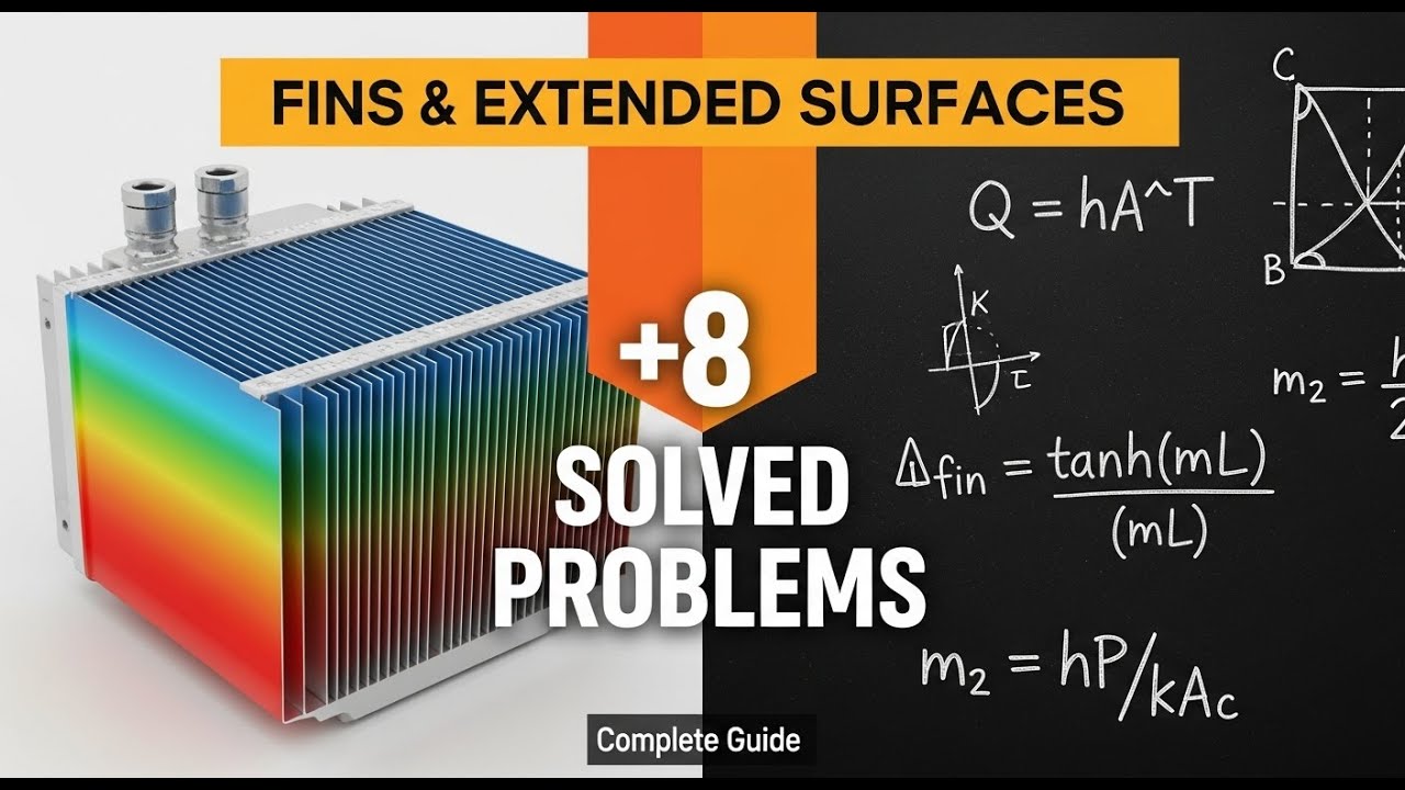 Master Heat Transfer Through Extended Surfaces: 8 Problems Solved ...