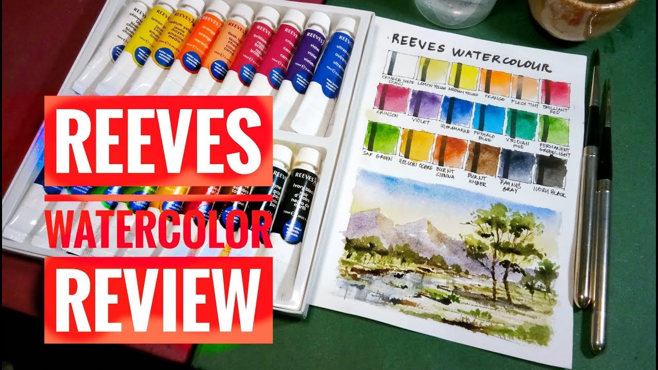 Reeves Watercolor Review - School Grade or Student Grade?! - YouTube