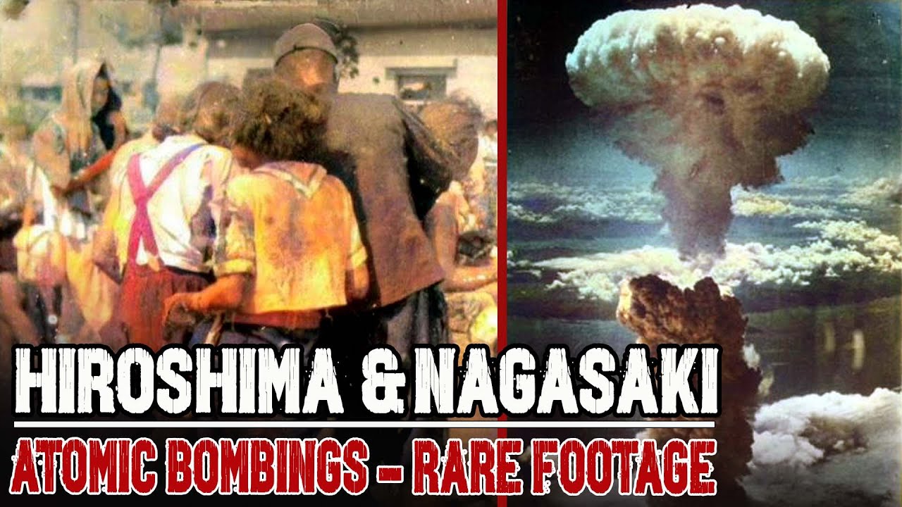 Rare Footage: The Hiroshima & Nagasaki Atomic Bombings 1945 | WW2 ...
