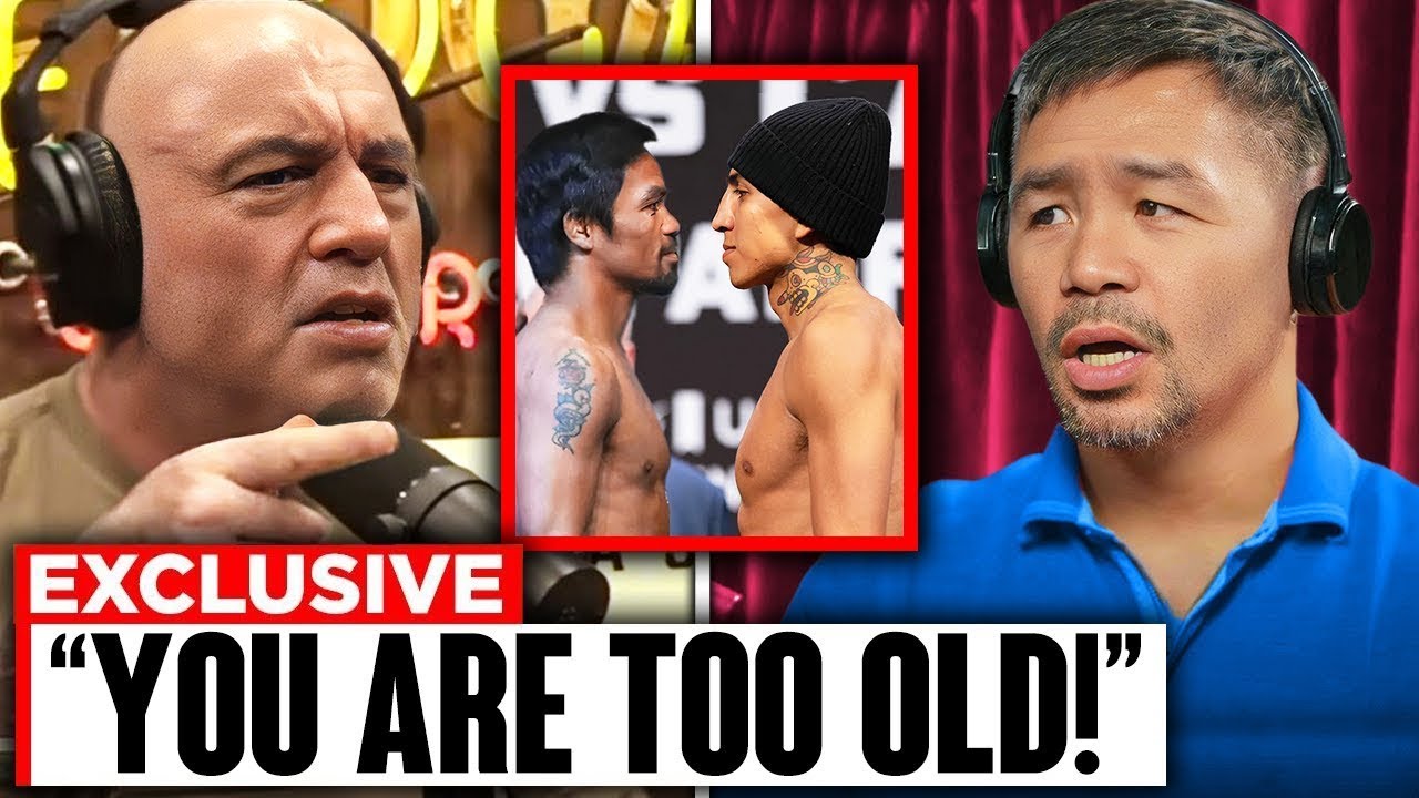Joe Rogan URGES Manny Pacquiao To CANCEL Mario Barrios Comeback Fight ...