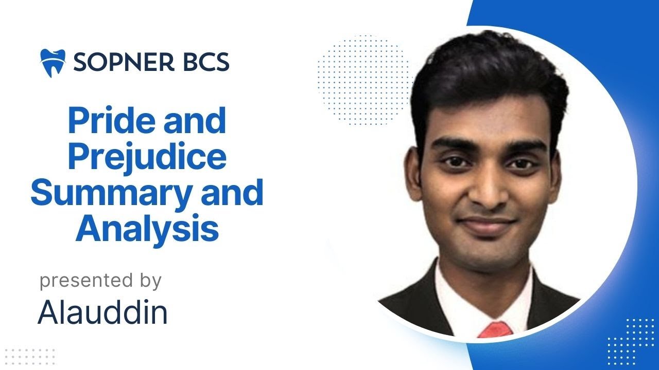 Pride and Prejudice Summary and Analysis | Jane Austen novels | Sopner ...