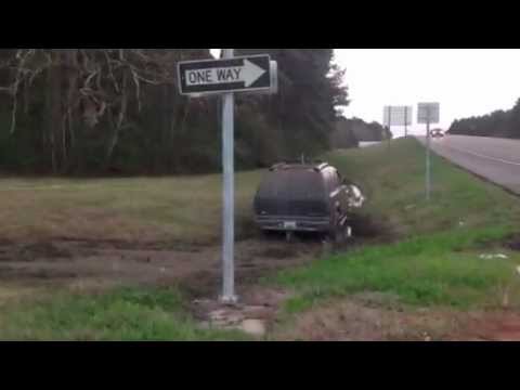 Mud riding in the ditch. EPIC FAIL! - YouTube