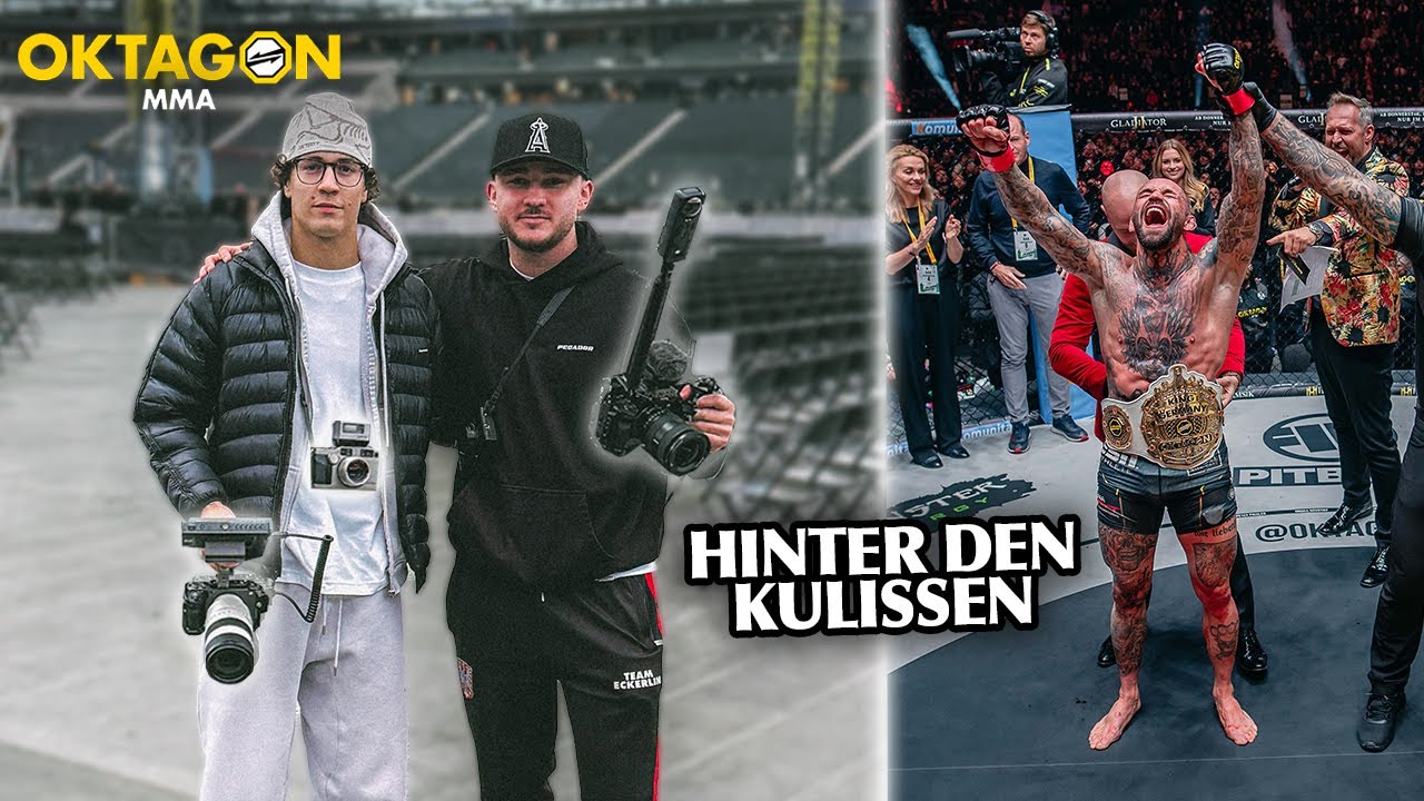 Behind The Scenes beim GRÖßTEN MMA Event der Welt für @Christian ...