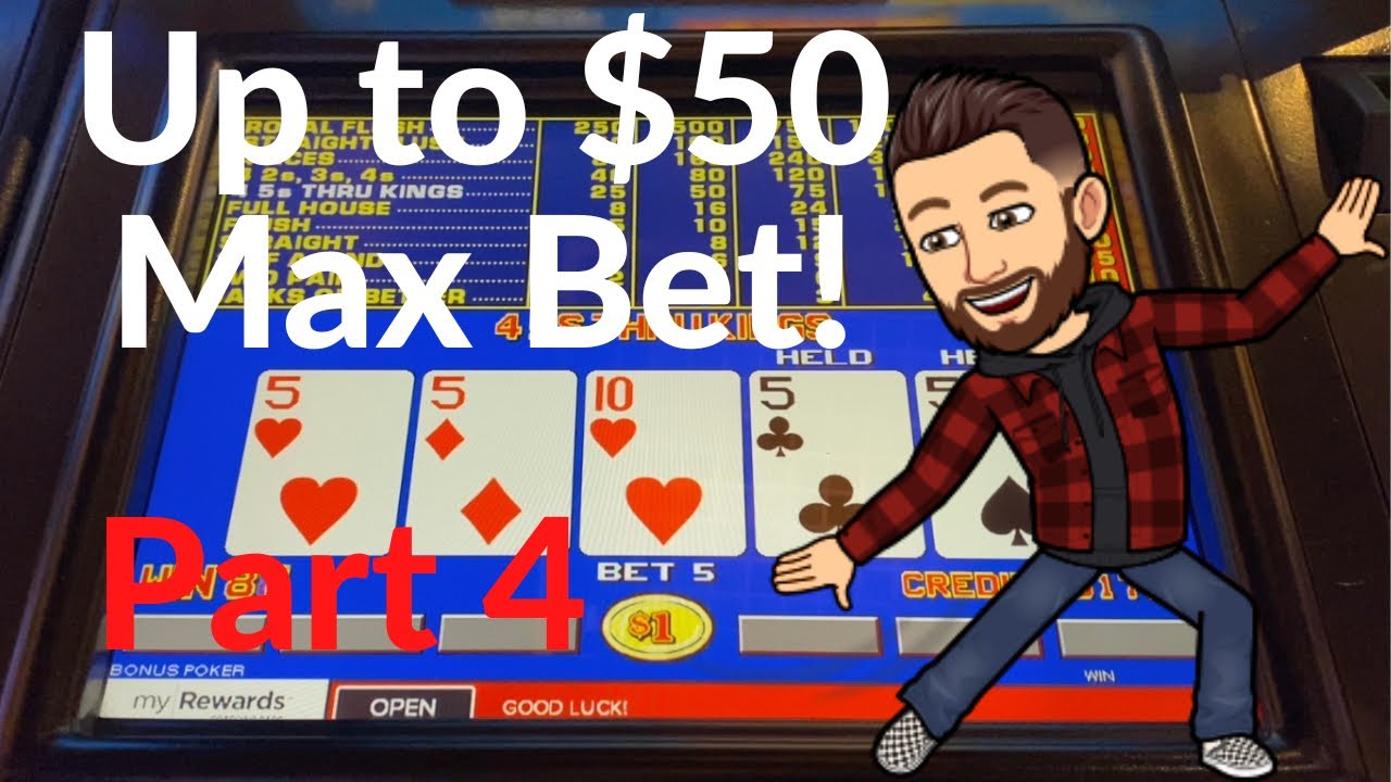 $50 Max Bet on Video Poker at Red Rock Casino In Las Vegas 😎 - YouTube