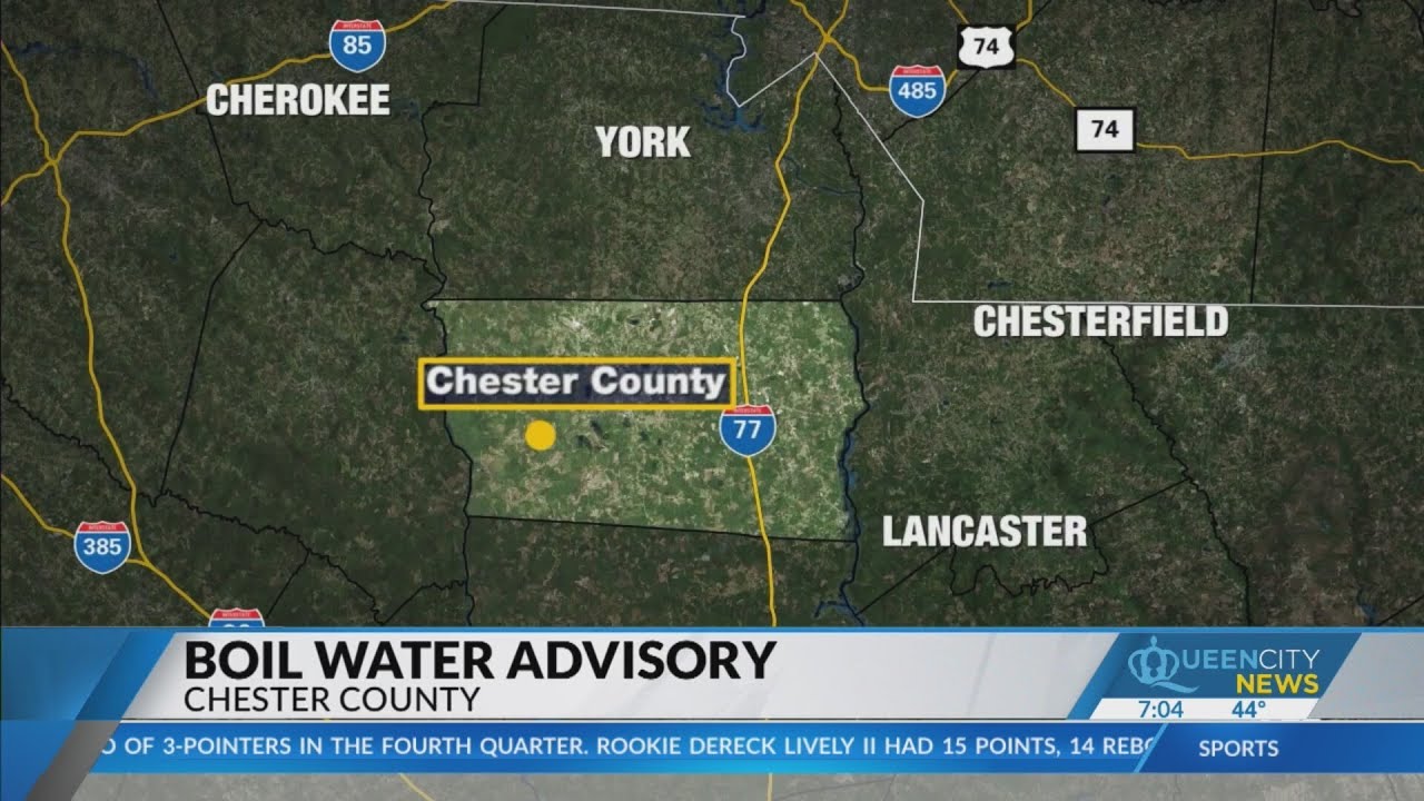 Chester County water impacted by main break - YouTube