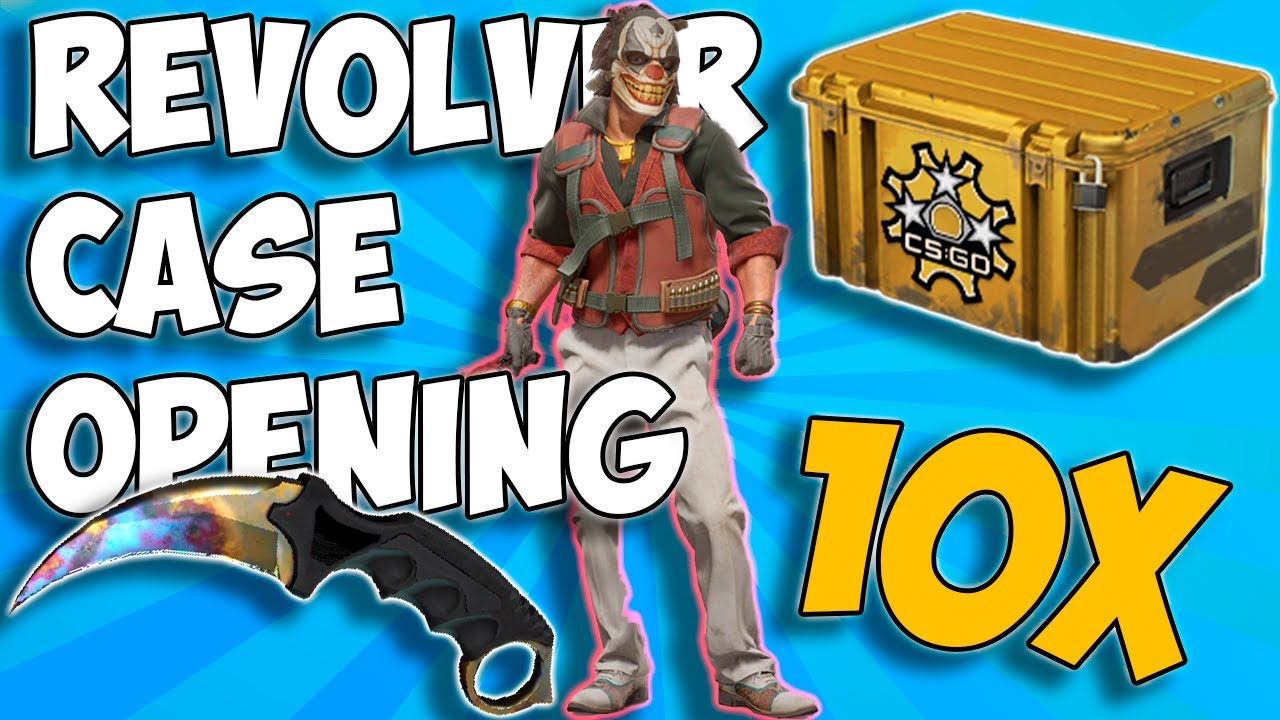 Opening 10x Revolver Cases! - YouTube