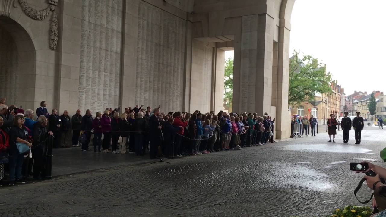Menin Gate - Last post - YouTube