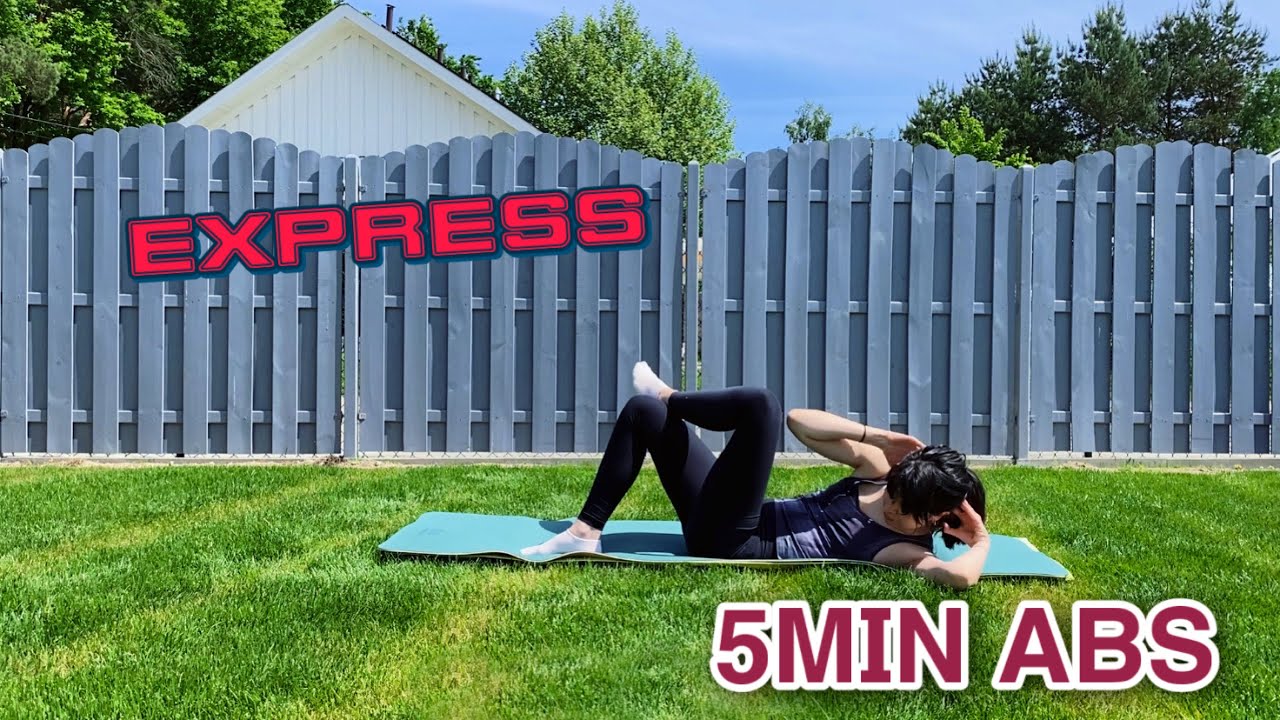 5MIN express ABS//BRZUCH//Ekspresowy trening całego brzucha - YouTube