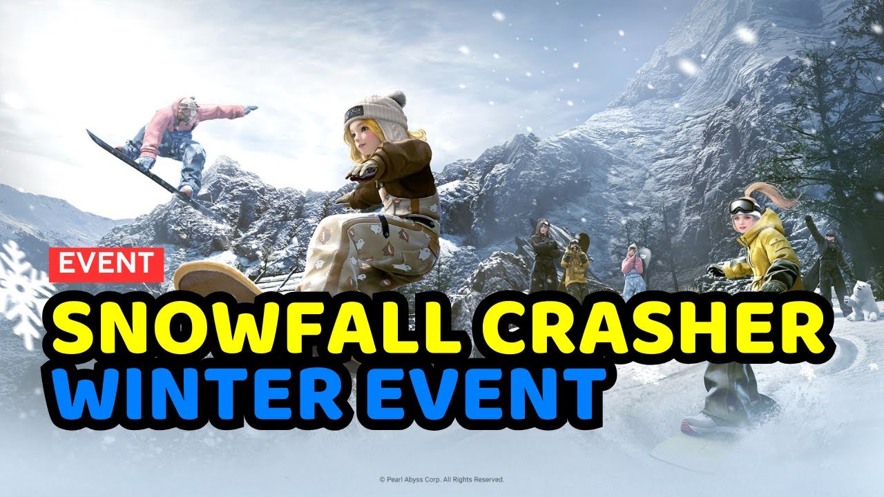 2025 Snowfall Crasher is Here! ️ Black Desert Online Winter Festival ...