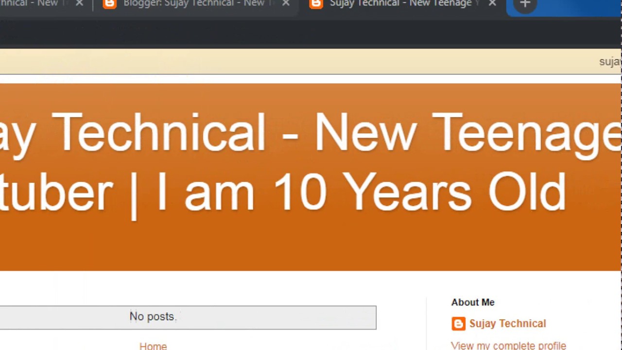 Sujay Technical Premium : How to Removed Navbar Gadget from Simple New Blogger Theme - YouTube
